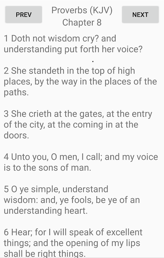 Proverbs Daily – Android – DrBillmore Entertainment